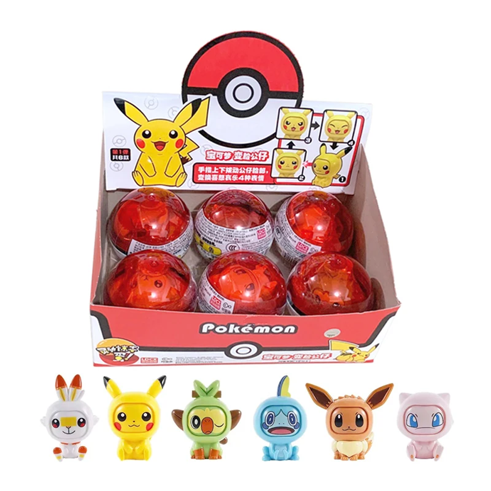LingDong: Pokemon Face Off Figures 1st Batch - 1 Blind Pokeball Capsul