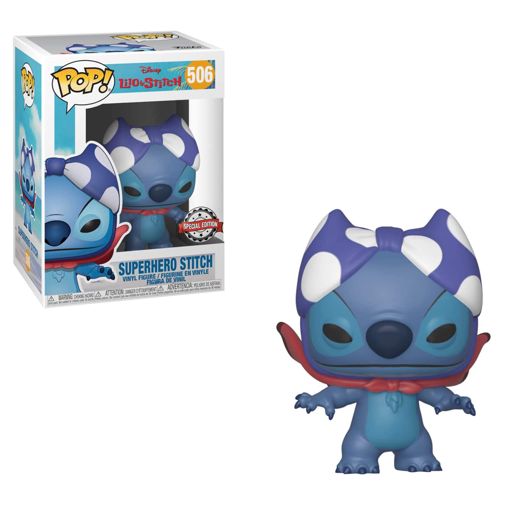 Funko POP! Lilo & Stitch - Super Hero Stitch Vinyl Figure #506 Special